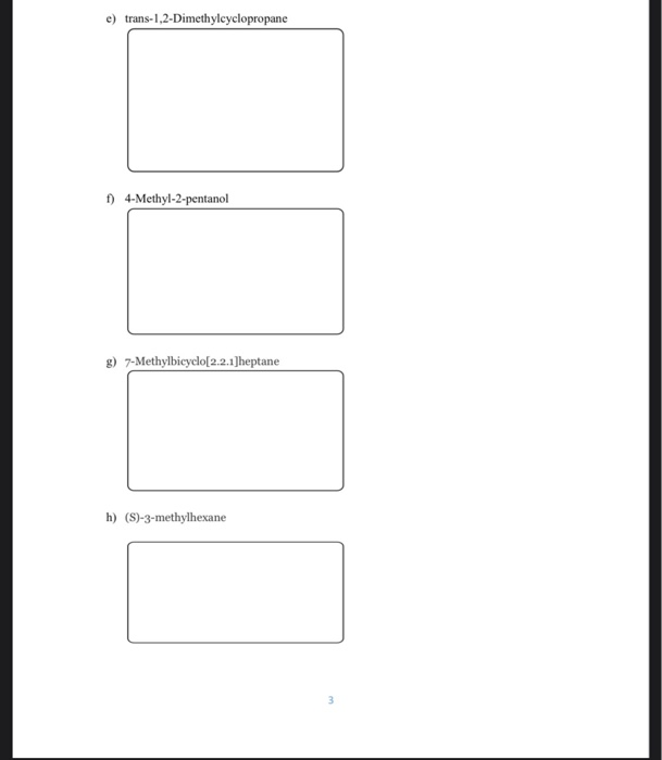 Solved 4) Write the two chair conformations of each of the | Chegg.com