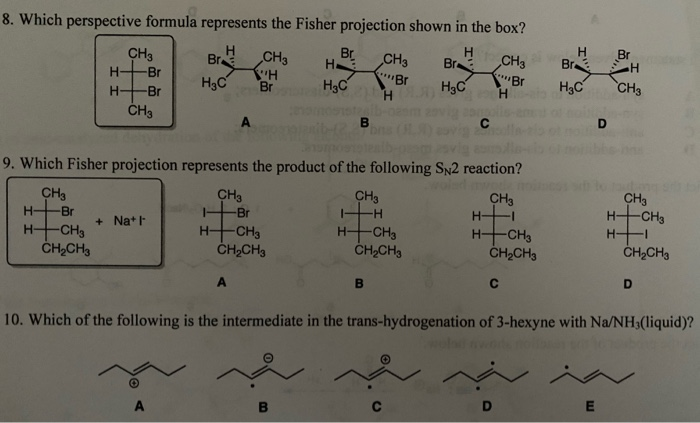 Solved 8. Which perspective formula represents the Fisher | Chegg.com