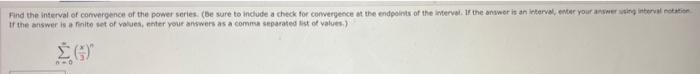 Solved tf the answer is a finite set of values, enter your | Chegg.com