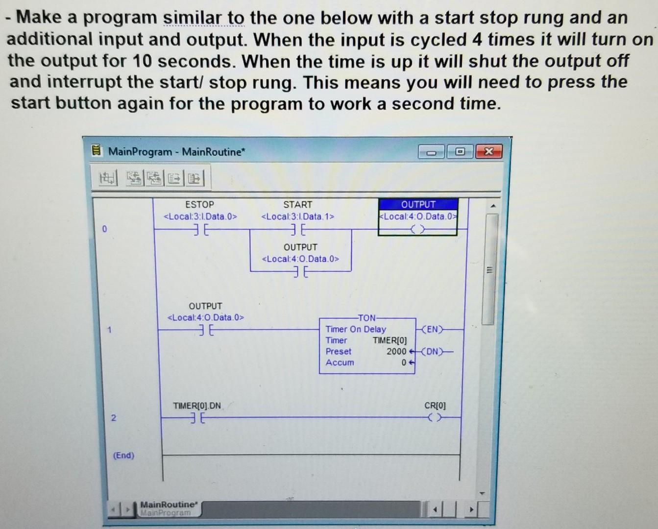 - Make a program similar to the one below with a | Chegg.com