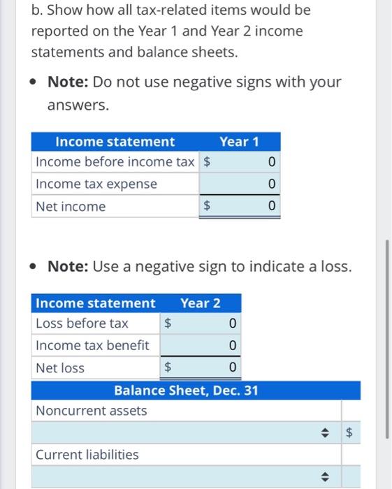 Solved Recording NOL Carryforward Tyson Corporation reported | Chegg.com