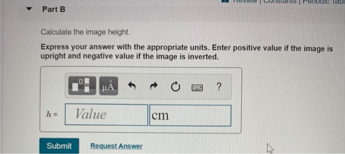 Solved constants renou A 1.0-cm-tall object is 8.0 cm in | Chegg.com