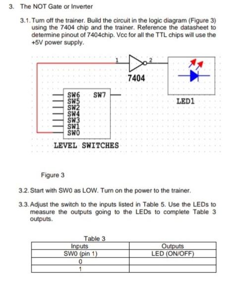 Solved 1. The AND Gate 1.1. Build the circuit in the logic | Chegg.com