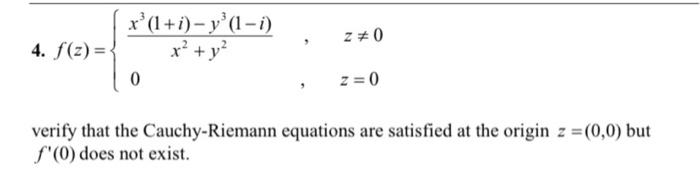 Solved Theory of Complex FunctionsPlease solve explanatory | Chegg.com