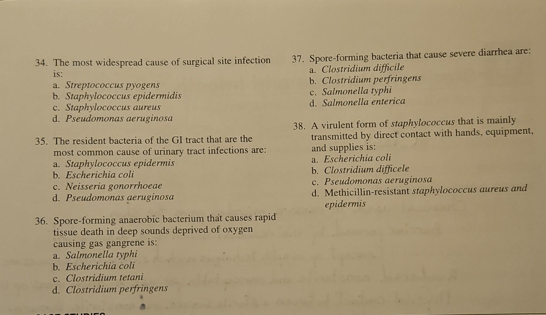 Solved 1. Straight or curved rod shaped bacteria, which can | Chegg.com