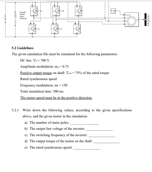 Solved 5.2 ﻿GuidelinesThe given simulation file must be | Chegg.com