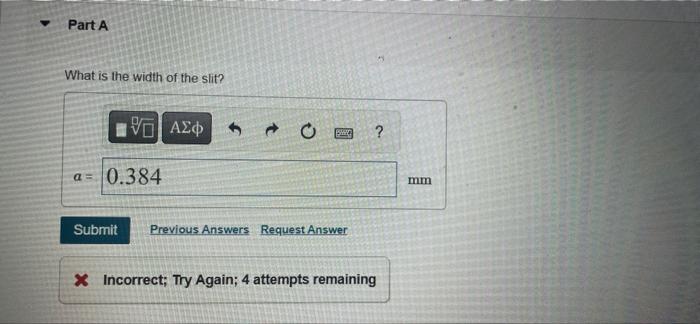Solved Parallel light rays with a wavelength of 640 nm fall | Chegg.com