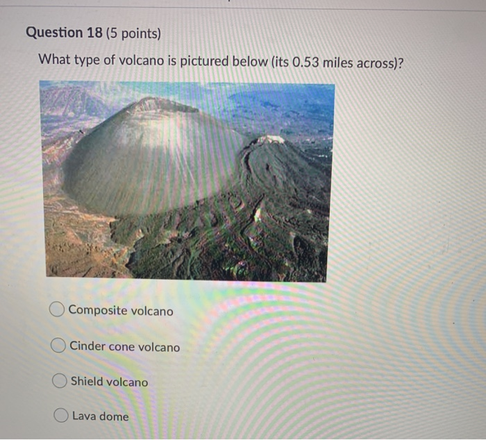 Solved Question 16 (5 points) What type of mass wasting | Chegg.com