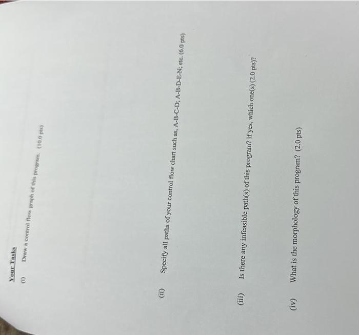 Solved Consider the following program P. Finch block is | Chegg.com