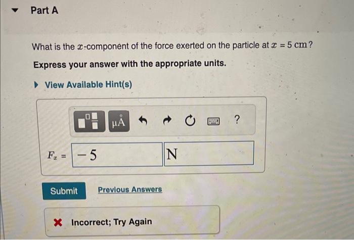 Solved A system in which only one particle can move has the | Chegg.com