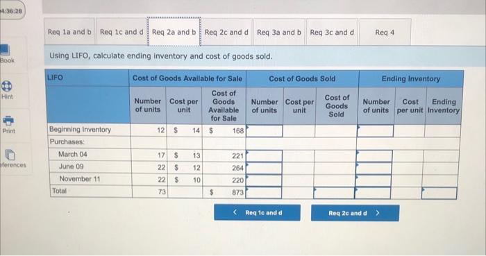 Solved Exercise 6-5 (Algo) Calculate inventory amounts when | Chegg.com