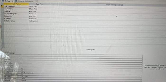 1. a. Personal Insurance, Inc. needs to update their | Chegg.com