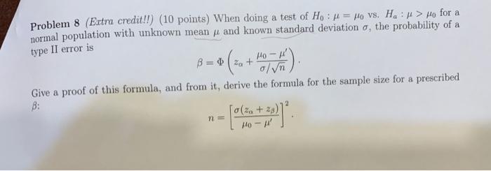 Solved Problem 8 (Extra credit!!) (10 points) When doing a | Chegg.com