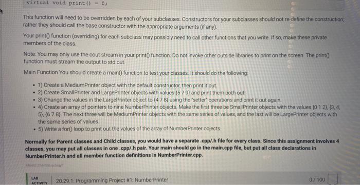 Solved Programming Project \#1 This is a more comprehensive | Chegg.com