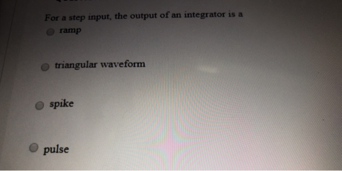 Solved When you apply a triangular waveform to the input of | Chegg.com