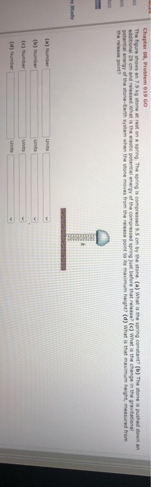 Solved Chapter 08, Problem 019 GO The figure shows an 7.9 kg | Chegg.com Solved Chapter 08, Problem 019 GO The figure shows an 7.9 kg | Chegg.com