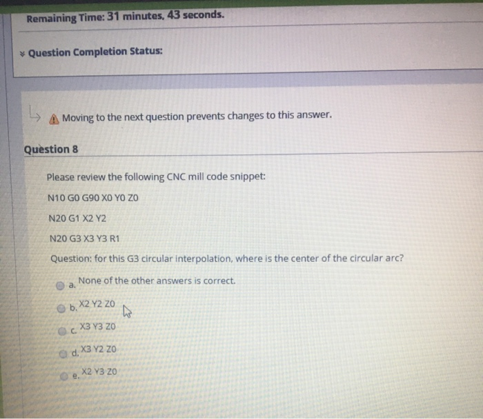 Solved Remaining Time: 31 minutes, 43 seconds. * Question | Chegg.com