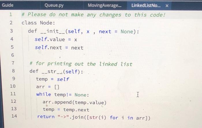 Solved 1 \#Paste your Queue class implementation from | Chegg.com