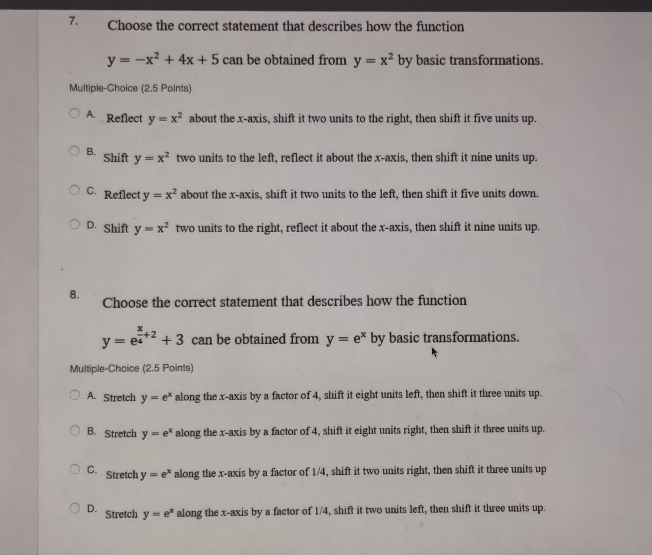 Solved 3. Choose the correct answer for solving the | Chegg.com