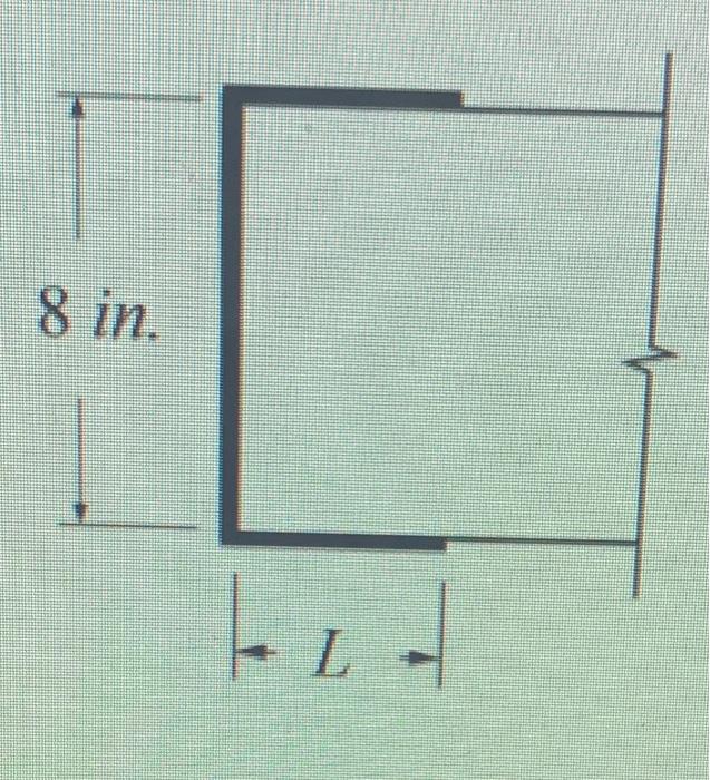 Solved An 8" wide A36 plate is connected to another plate | Chegg.com