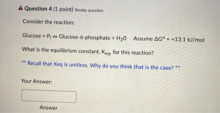 Solved A Question 4 (1 point) Retake question Consider the | Chegg.com