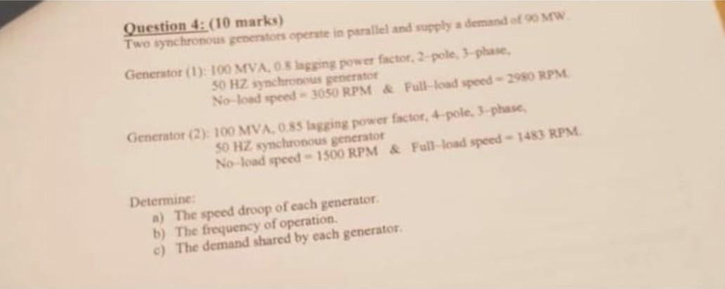 Solved Question 4: (10 marks) Two synchronous geoentors | Chegg.com