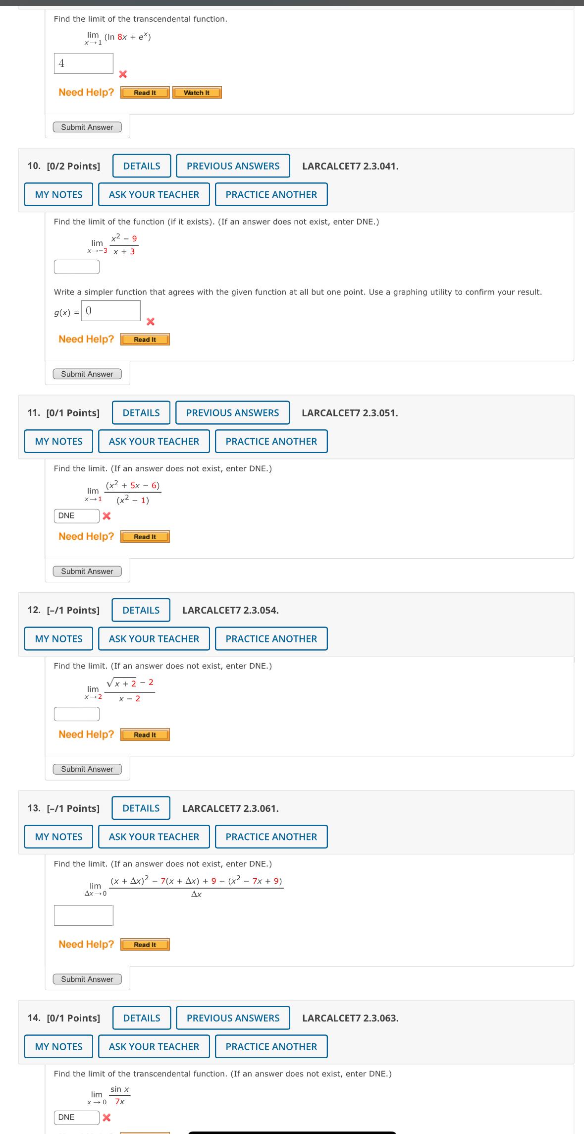 Solved Find the limit of the transcendental | Chegg.com