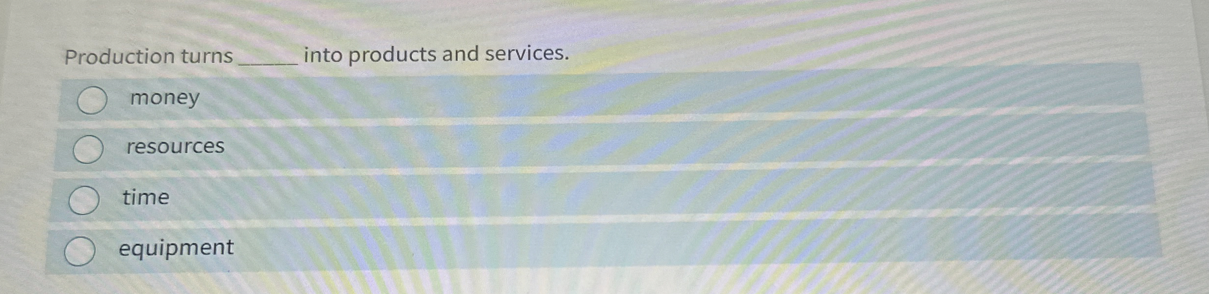 Solved Production turns q, ﻿into products and | Chegg.com