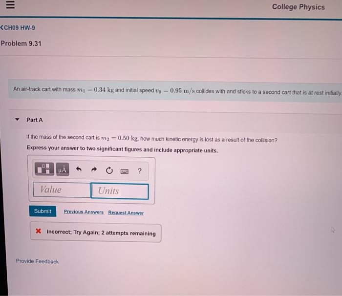 Solved L College Physics | Chegg.com