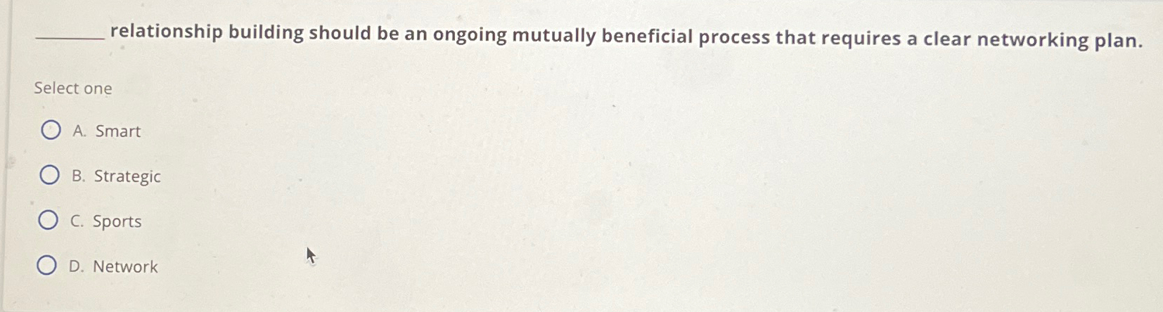 Solved relationship building should be an ongoing mutually | Chegg.com