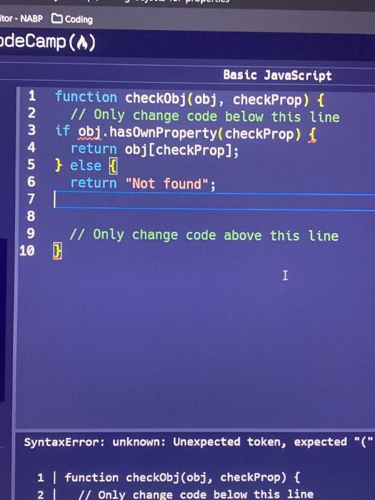 Solved coding deCamp (A) Basic JavaScript | Chegg.com