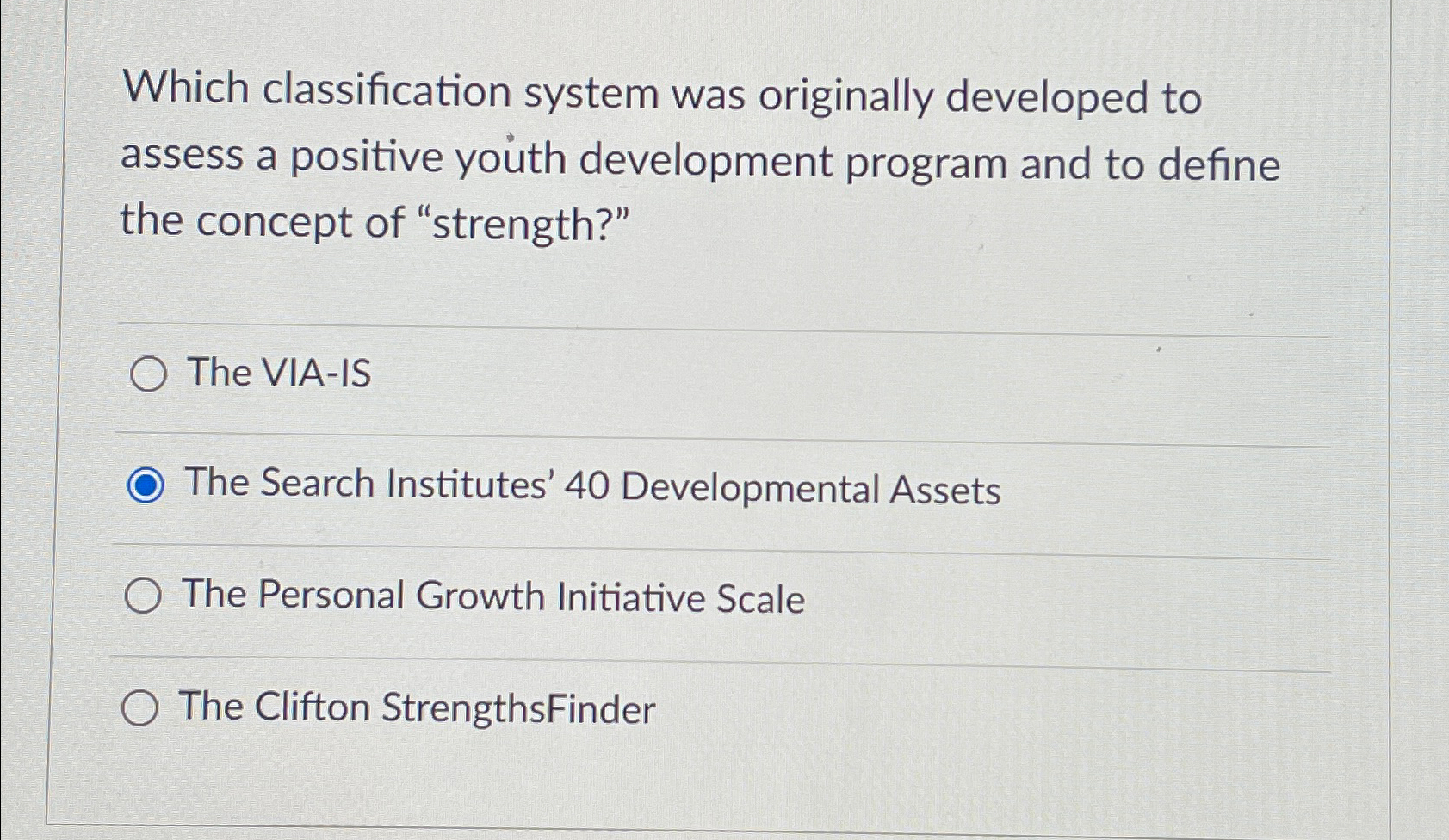 Solved Which classification system was originally developed | Chegg.com