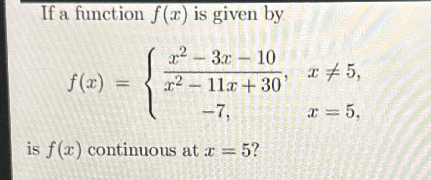 Solved If a function f(x) ﻿is given | Chegg.com