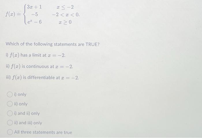 f(x) = 3x + 1 -5 ex - 6 x