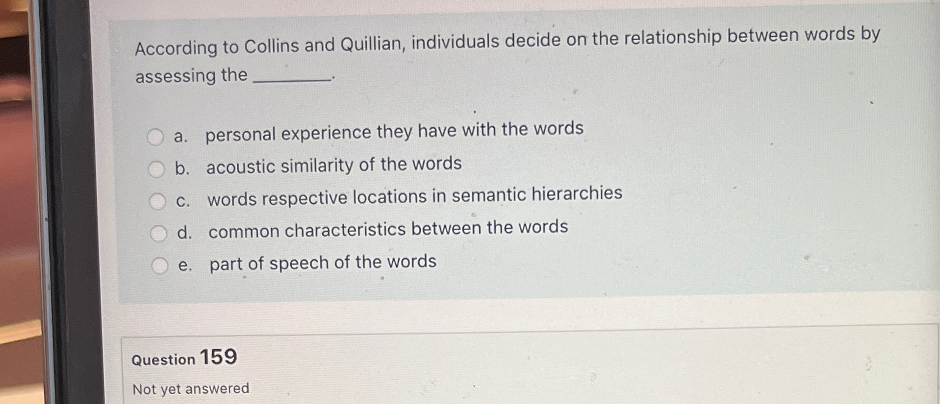 Solved According to Collins and Quillian, individuals decide | Chegg.com
