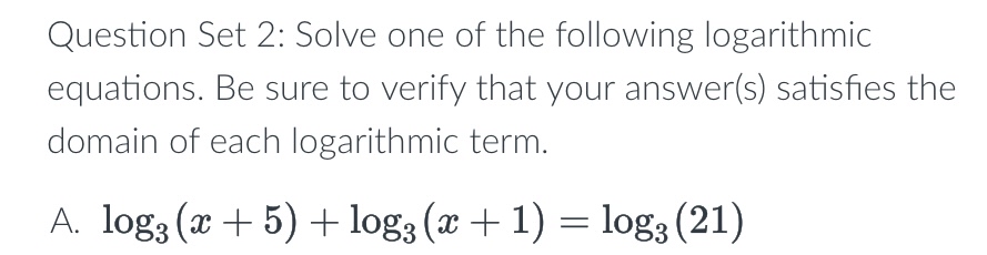 Solved Question Set 2: Solve one of the following | Chegg.com