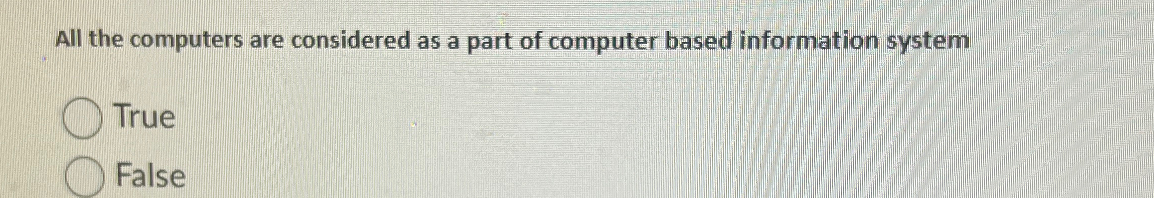 Solved All the computers are considered as a part of | Chegg.com