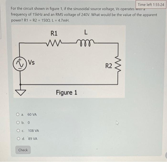 The power factor of a inductive load is: a. Leading | Chegg.com