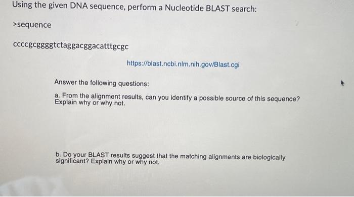 Solved Answer the following questions: a. From the alignment | Chegg.com