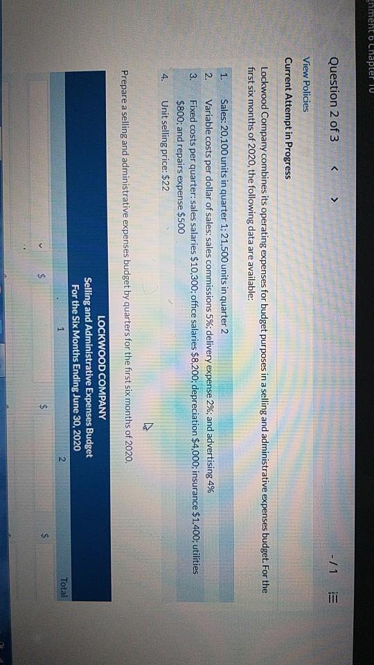 Solved anment Chapter 10 Question 2 of 3 -/1 E View Policies | Chegg.com Solved anment Chapter 10 Question 2 of 3 -/1 E View Policies | Chegg.com