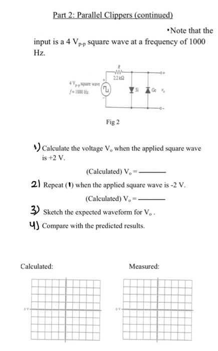 Solved Part 2: Parallel Clippers (continued) Note that the | Chegg.com