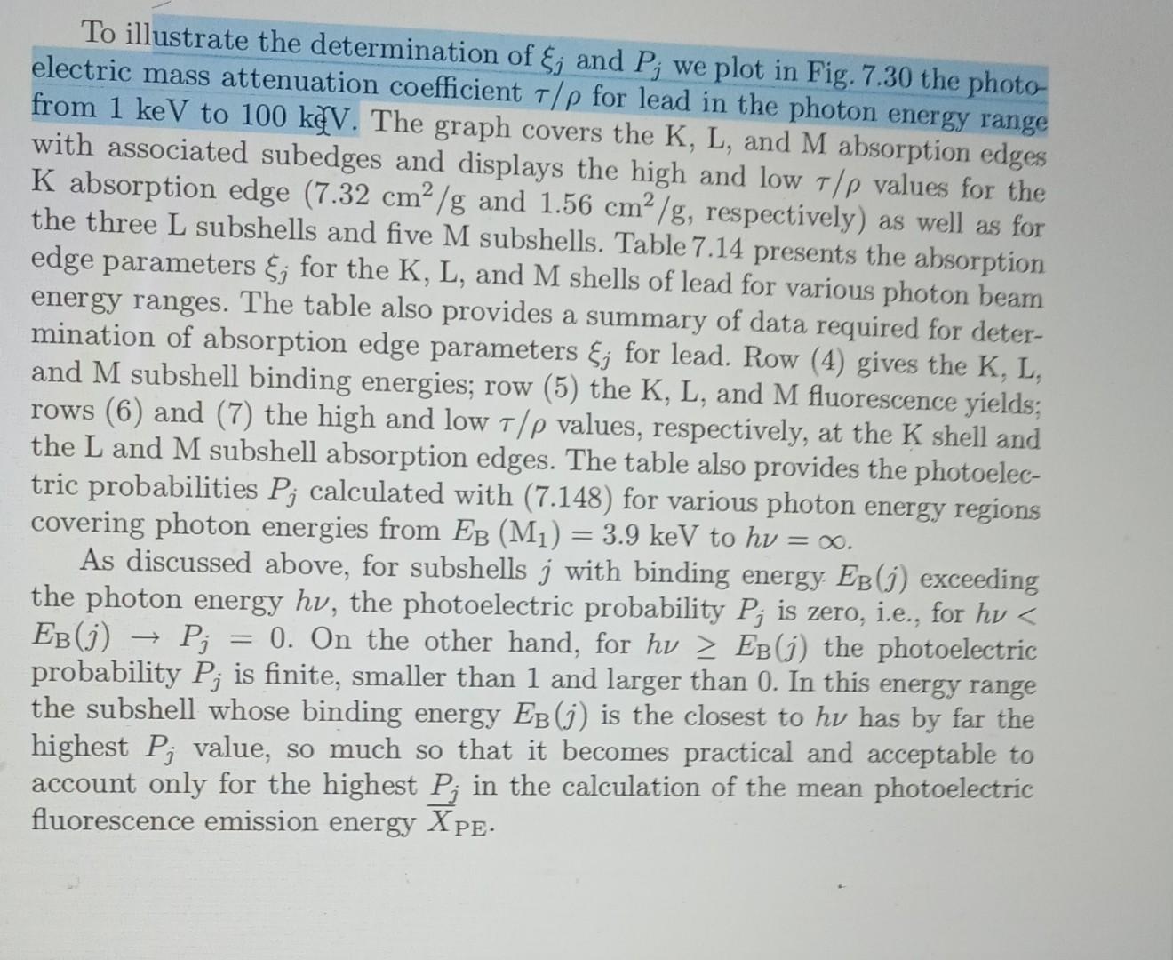 Solved 110. Define the photoelectric probability. p. 343. Ch | Chegg.com
