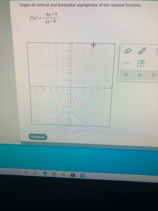 Solved Graph all vertical and horizontal asymptotes of the | Chegg.com