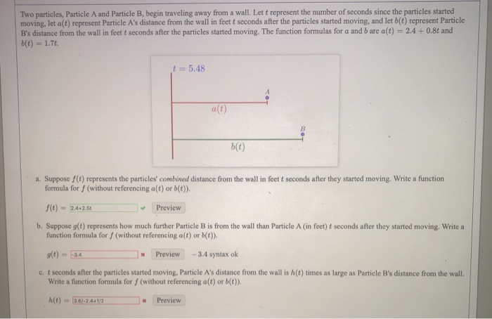 Solved Two particles, Particle A and Particle B, begin | Chegg.com