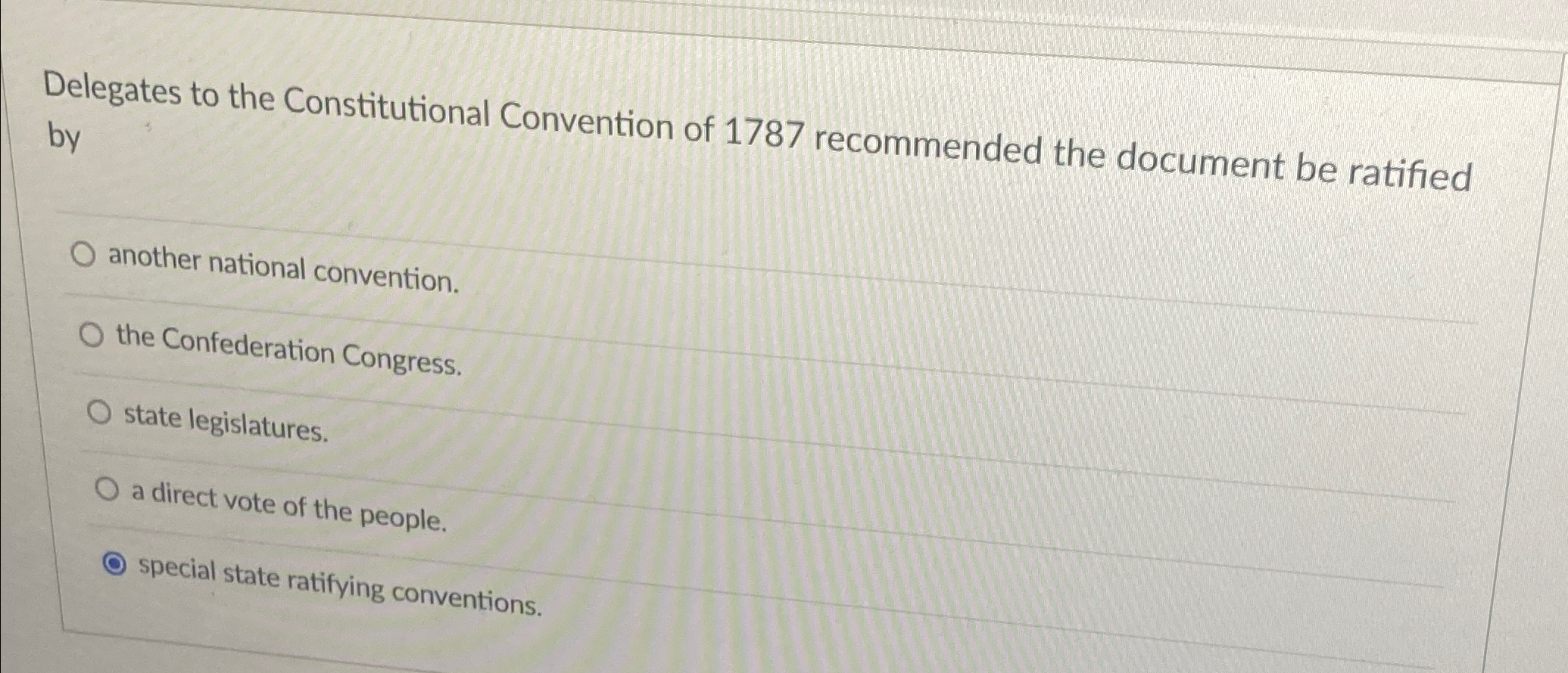 Solved Delegates to the Constitutional Convention of 1787 | Chegg.com