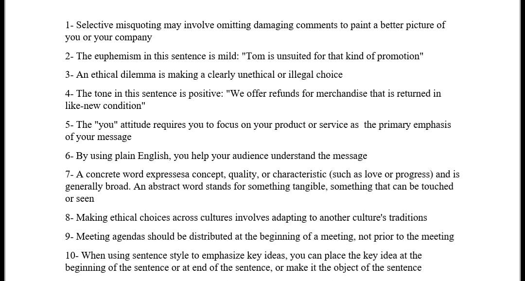 Solved I want to solve these questions by answering true or | Chegg.com