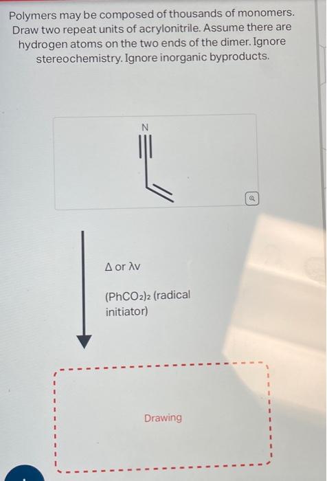 Solved Draw the starting structure that would lead to this | Chegg.com