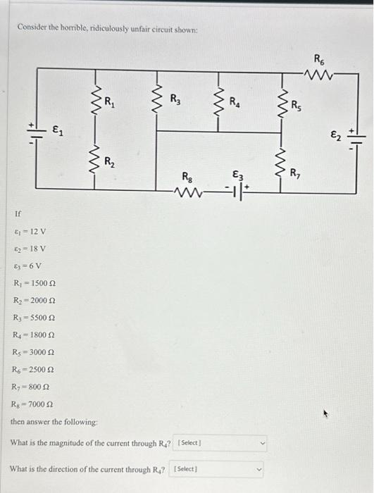 Solved 1. what is magnitude of the current through R4?Answer | Chegg.com