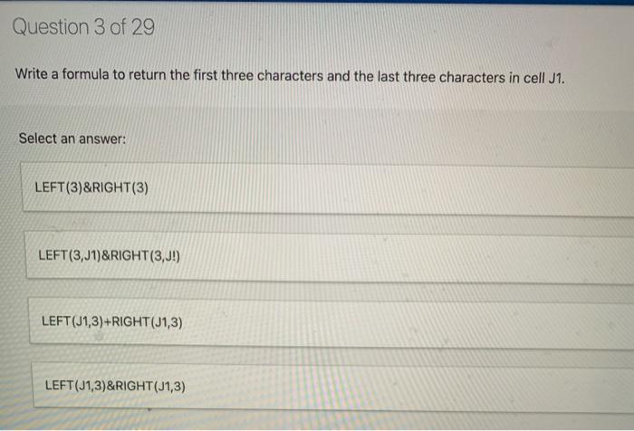 Solved Question 2 of 29 To select all blank cells in a list, | Chegg.com