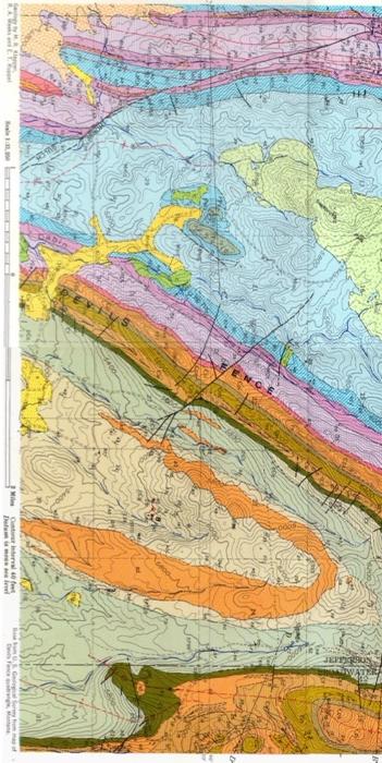 Devilsfence GeoMap.pdf Refer to the Geologic Map of | Chegg.com